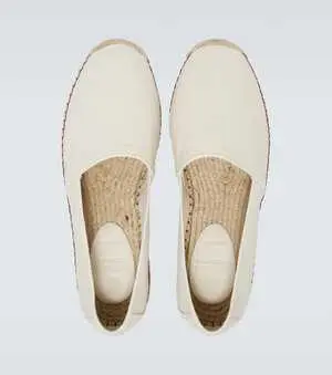 Brunello Cucinelli Leather Espadrilles - White
