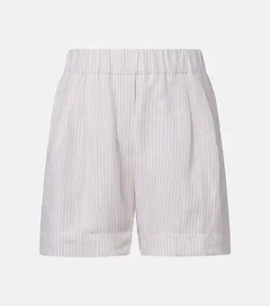 Brunello Cucinelli Striped Shorts For Women