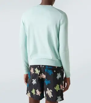 Vilebrequin Jacquard Cotton Sweater - Blue