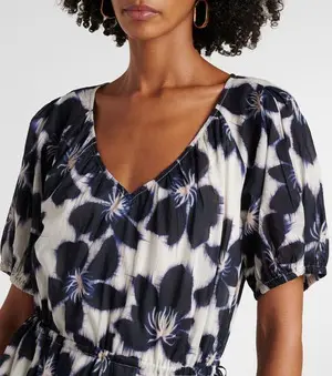 Velvet By Graham & Spencer Hazel Floral Cotton Voile Minidress