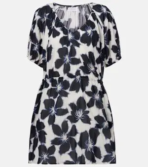 Velvet By Graham & Spencer Hazel Floral Cotton Voile Minidress - Multicoloured
