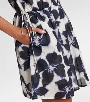Velvet By Graham & Spencer Hazel Floral Cotton Voile Minidress