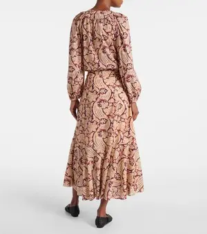 Ulla Johnson Sabina Printed Maxi Skirt - Multicoloured