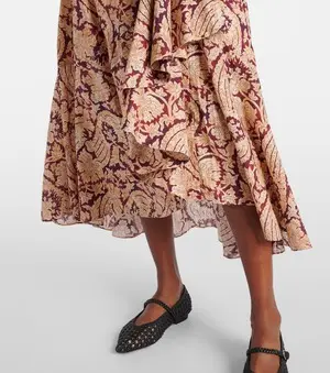 Ulla Johnson Sabina Printed Maxi Skirt - Multicoloured