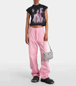 Balenciaga Rodeo Sling Leather Shoulder Bag