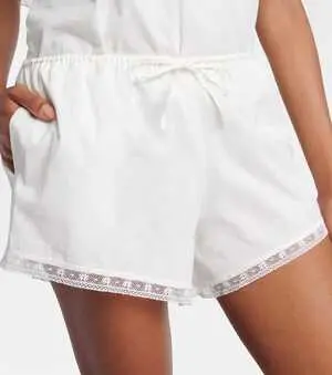 Faithfull The Brand Denise Cotton Voile Shorts