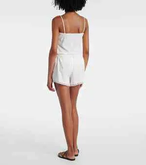 Faithfull The Brand Denise Cotton Voile Shorts