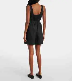 Posse Marchello Linen Shorts - Black