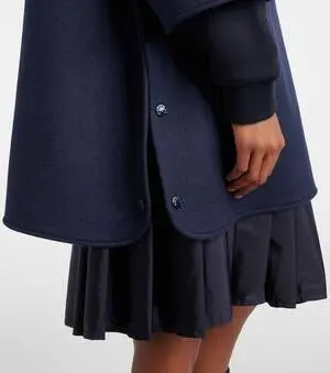 Moncler Wool-blend Cape