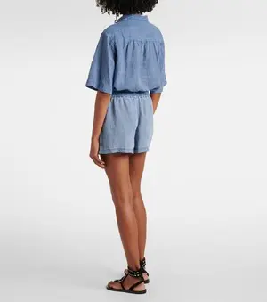 Velvet By Graham & Spencer Sutton Linen Shorts