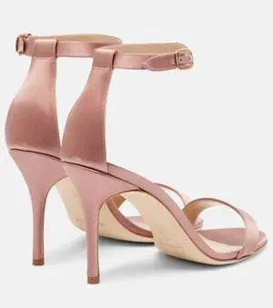 Manolo Blahnik Chaos Satin Sandals
