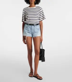 Citizens Of Humanity Cassidy" Frayed Denim Shorts