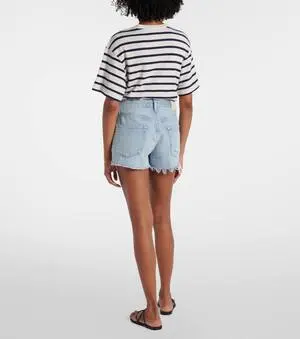 Citizens Of Humanity Cassidy" Frayed Denim Shorts