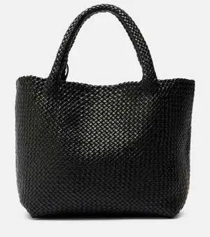 THE ROW Ruth Medium Woven Tote Bag - Black
