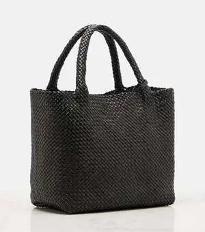 THE ROW Ruth Medium Woven Tote Bag - Black