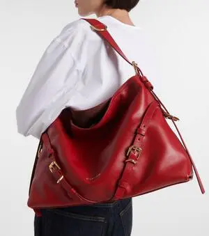 Givenchy Voyou Medium Shoulder Bag - Red