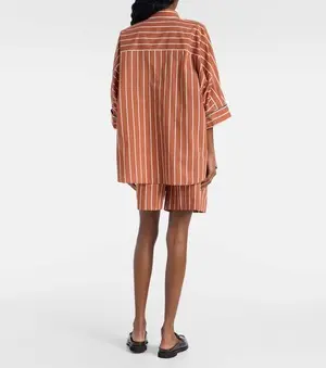 Brunello Cucinelli Striped Cotton-blend Shirt