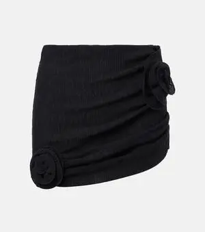 Magda Butrym Floral-appliqué Miniskirt