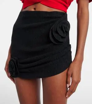 Magda Butrym Floral-appliqué Miniskirt