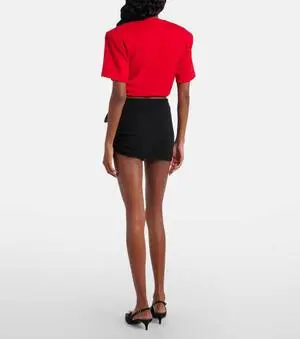 Magda Butrym Floral-appliqué Miniskirt