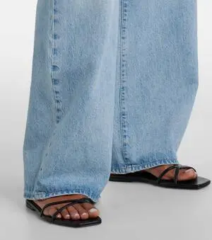 SLVRLAKE Mica Wide-leg Jeans - Blue