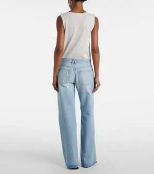 SLVRLAKE Mica Wide-leg Jeans - Blue