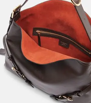 Givenchy Voyou Medium Leather Shoulder Bag - Brown