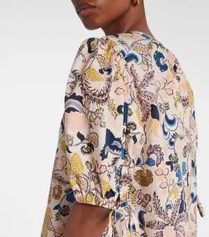 Ulla Johnson Coralie Floral Cotton Blouse