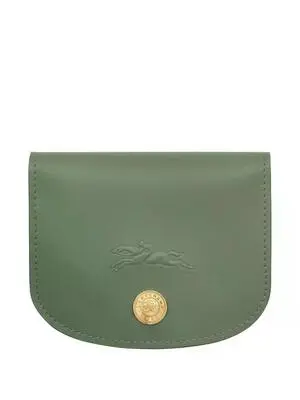 Longchamp Embossed-logo Cardholder - Green