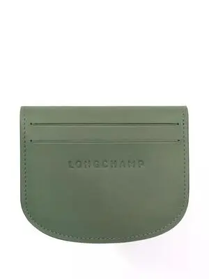 Longchamp Embossed-logo Cardholder - Green