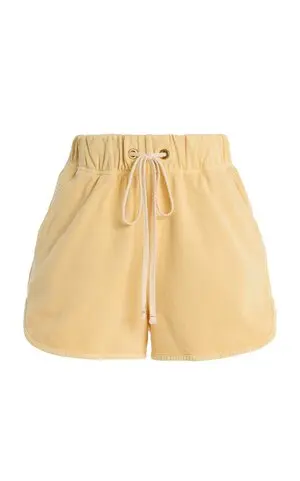 LES TIEN Serena Cotton Shorts