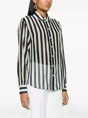 Moschino Striped Cotton-blend Shirt
