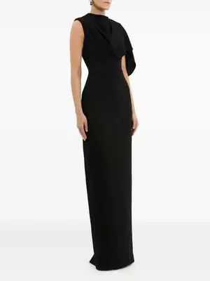 Rebecca Vallance Asymmetric Draped Dress