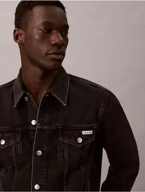 Calvin Klein Classic Trucker Jacket - Black
