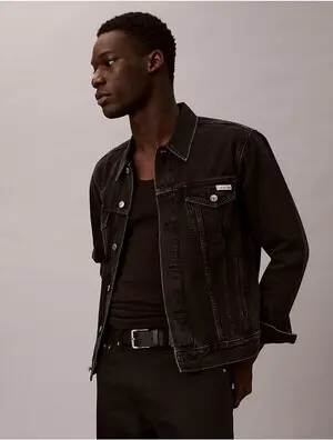 Calvin Klein Classic Trucker Jacket - Black
