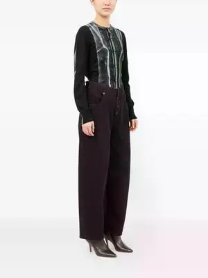 MAISON MARGIELA High-waisted Button-fly Jeans