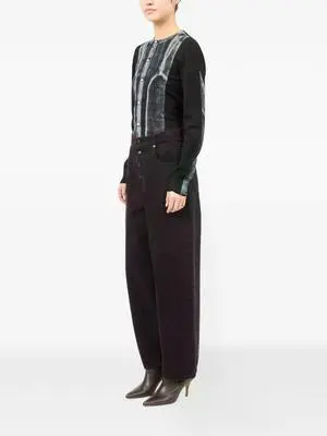MAISON MARGIELA High-waisted Button-fly Jeans