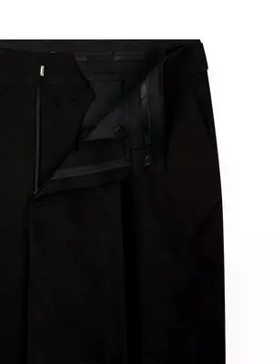 STUDIO TOMBOY Pintuck-detail Trousers - Black