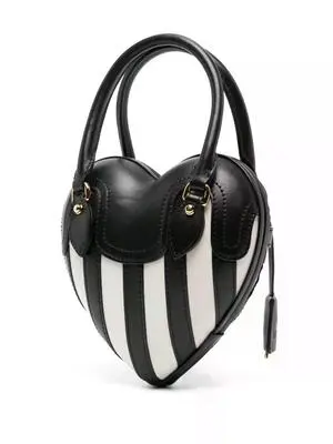 Moschino Padlock-detail Leather Tote Bag