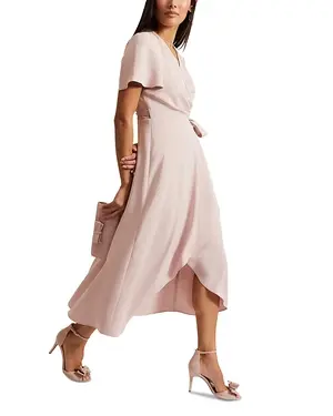 Casual V-Neck Wrap Dresses