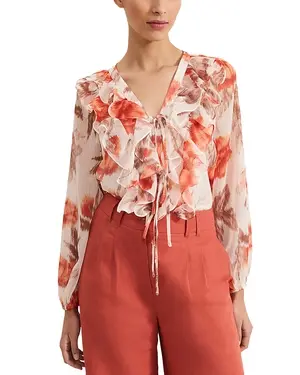 PHASE EIGHT Ivana Printed Blouse