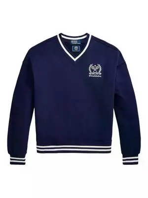 Polo Ralph Lauren V-neck Embroidered Sweatshirt