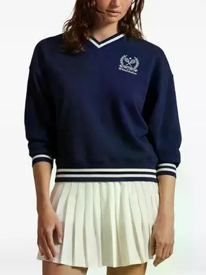 Polo Ralph Lauren V-neck Embroidered Sweatshirt