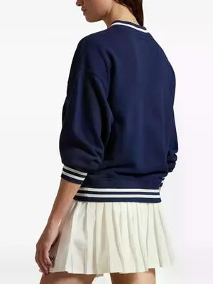Polo Ralph Lauren V-neck Embroidered Sweatshirt