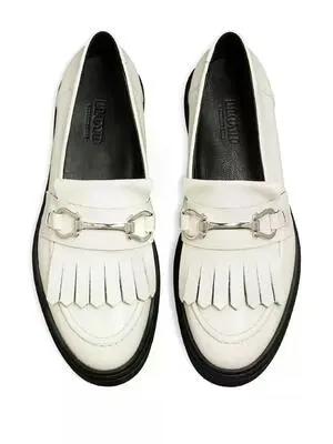 Lloyd Leather Fringed Loafers
