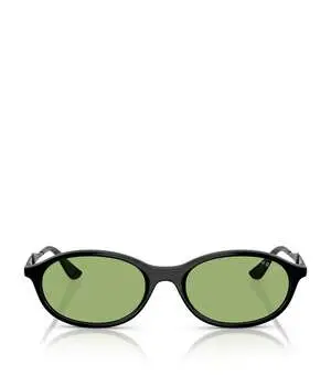 VOGUE Nylon Oval Sunglasses - Black