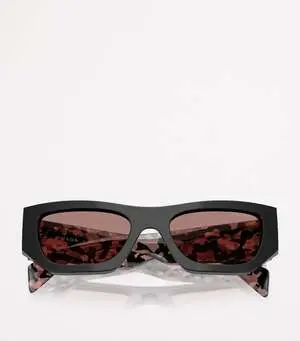 Prada Acetate Pr A01s Sunglasses - Black