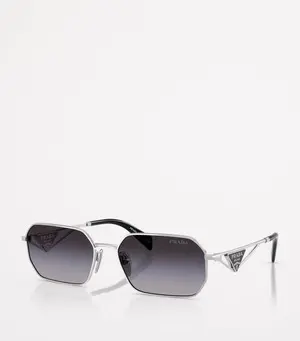 Prada Steel Pr A51s Sunglasses - Silver