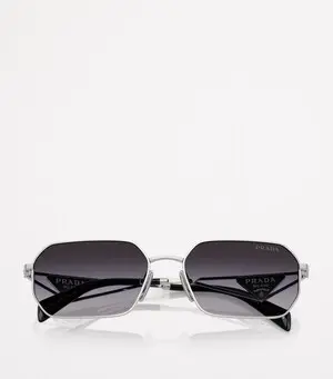 Prada Steel Pr A51s Sunglasses - Silver