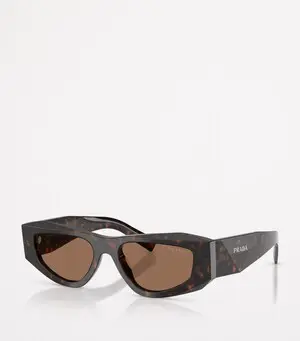 Prada Acetate Pr B19s Sunglasses - Brown